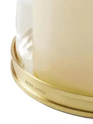 Ralph Lauren Modern Hurricane Glass Candleholder - Gold