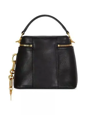 Balmain Pulse Vanity Leather Tote Bag