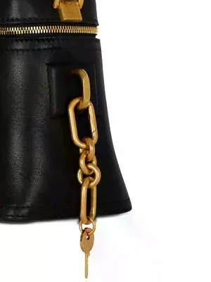 Balmain Pulse Vanity Leather Tote Bag