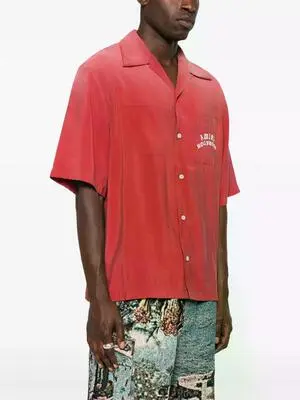 Amiri Hollywood Bowling Shirt - Red