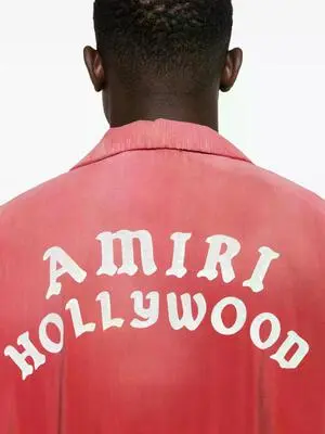 Amiri Hollywood Bowling Shirt - Red