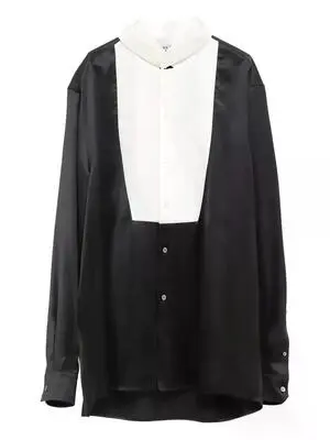 Loewe Satin Front-panel Shirt