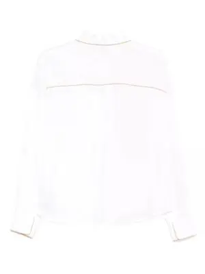 MVP WARDROBE Linen Trim Shirt