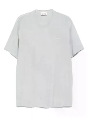 MC2 SAINT BARTH Logo-embroidered T-shirt - Blue