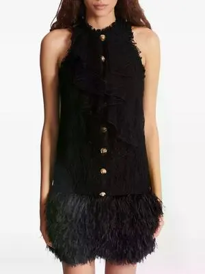 Balmain Lace-embellished Dress