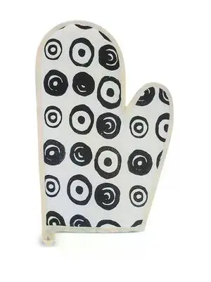 10 CORSO COMO Circles-print Linen Oven Glove