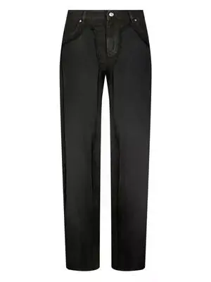 Blumarine Frayed Detailing Jeans
