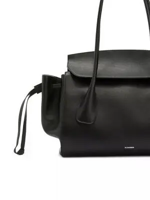 JIL SANDER Small Voyage Shoulder Bag - Black