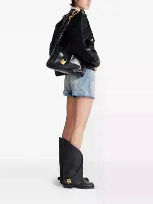 Balmain Foldover Shoulder Bag