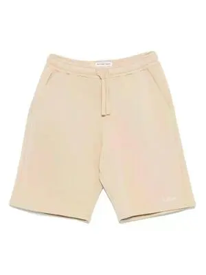 MC2 SAINT BARTH Cotton Track Shorts - Neutrals