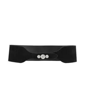 Isabel Marant Calfskin Corset Belt - Black