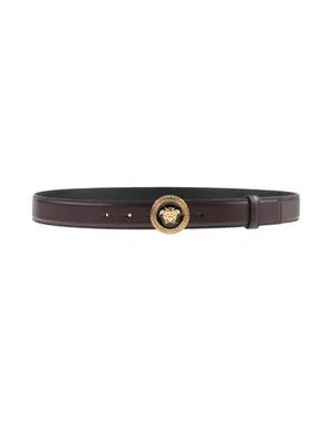 Versace Versace Calfskin Belt Brown
