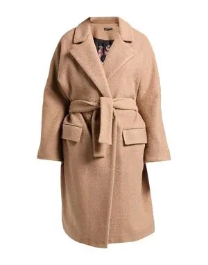 CRISTINAEFFE Belted Bouclé Coat - Beige