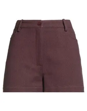 ALYSI Solid Color Shorts - Red
