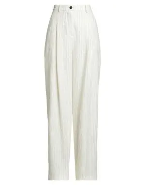 ALYSI Pants Ivory Size Virgin Wool