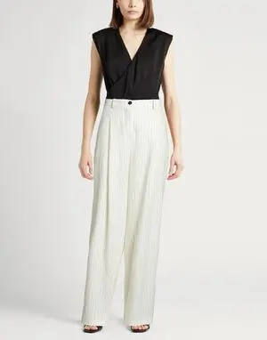 ALYSI Pants Ivory Size Virgin Wool