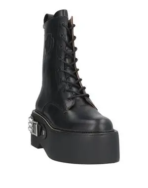 Maje Leather Studded Ankle Boots