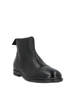 Moma Leather Ankle Boots - Black