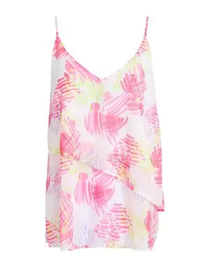 Armani Exchange Crepe Sleeveless Top - Pink
