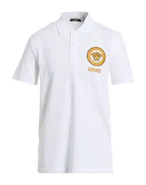 Versace Embroidered Polos For Men