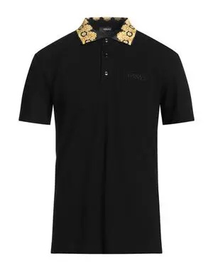 Versace Color Blocked Polos For Men