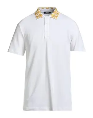 Versace Color Blocked Polos For Men