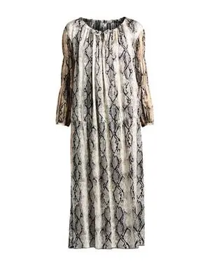 Liviana Conti Midi Flared Dress - Cream
