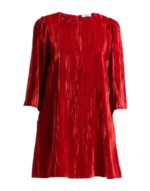 CROCHÈ Mini Flared Crinkled Corduroy Dress