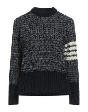 Thom Browne Cable-knit Wool-mohair Blend Sweater - Navy