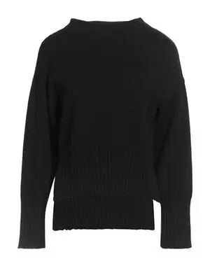 Women's Black Wool Sweaters