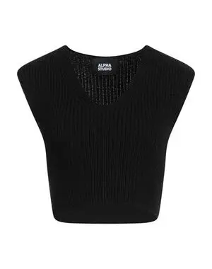 Black Sleeveless Jumper