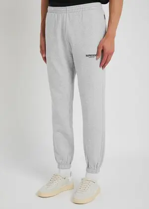 REPRESENT Owners Club Logo-print Cotton Sweatpants - Grey