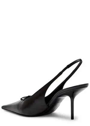 Victoria Beckham 75 Leather Slingback Pumps