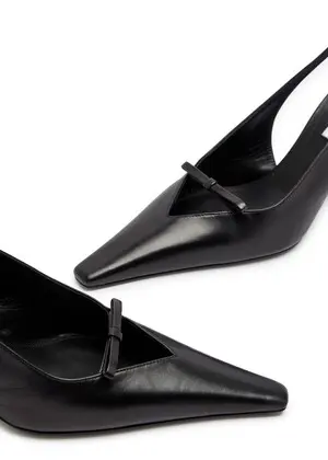 Victoria Beckham 75 Leather Slingback Pumps