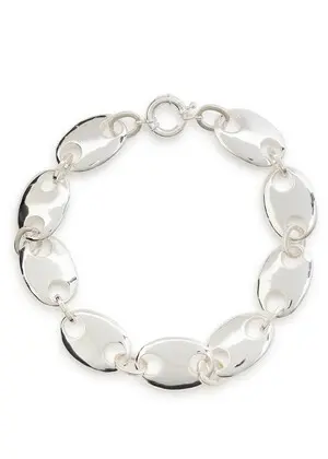 Timeless Pearly Sterling Chain Necklace - Silver