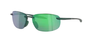 Maui Jim Hookipa Ultra Sunglasses - Green Mirror Polarized