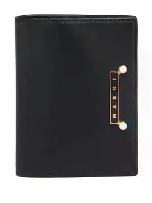 Marni Leather Bifold Wallet - Black