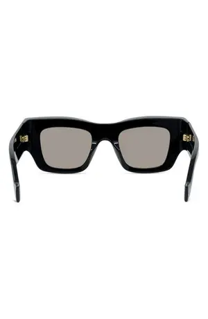 Loewe Signature 56mm Rectangular Sunglasses