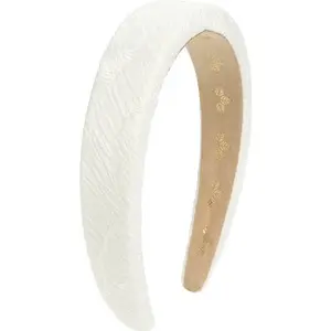 L. Erickson Darcy Padded Headband - Ivory