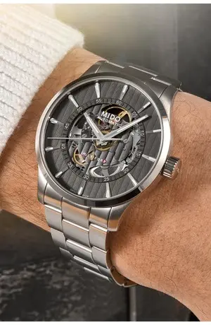 MIDO Multifort Skeleton Vertigo Bracelet Watch