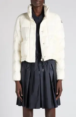 Moncler Jarcieu Down Jacket - Silk White
