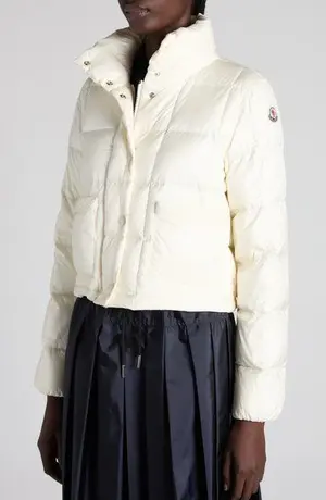 Moncler Jarcieu Down Jacket - Silk White