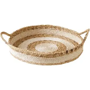 INDEGO AFRICA Banana Leaf And Sisal Tray - Natural