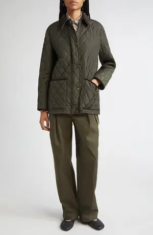 Burberry Quilted Nylon Coat