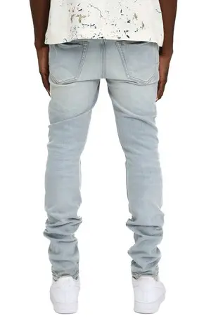 PURPLE BRAND P001 Skinny Fade Distressed Jeans