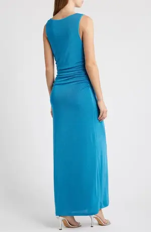 WAYF Murphy Cowl Neck Gown