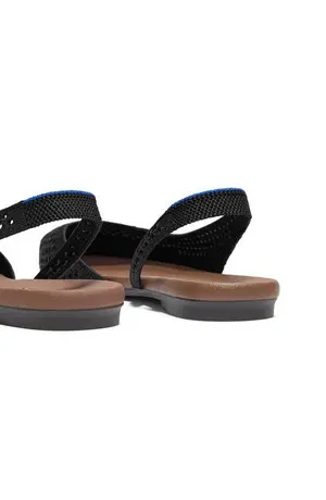 Rothy's The Almond Slingback - Black Mesh