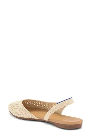 Rothy's The Almond Slingback - Off White Mesh
