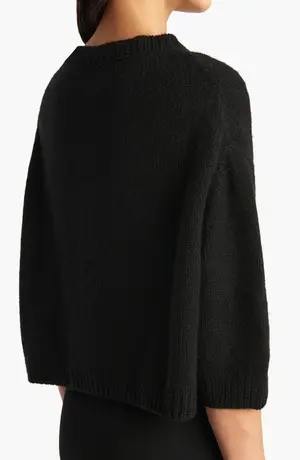 Khaite Sabina Cashmere Sweater - Black