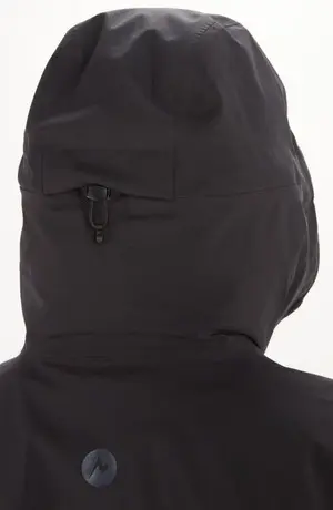 MARMOT Precip® Eco Pro Waterproof Hooded Jacket - Black